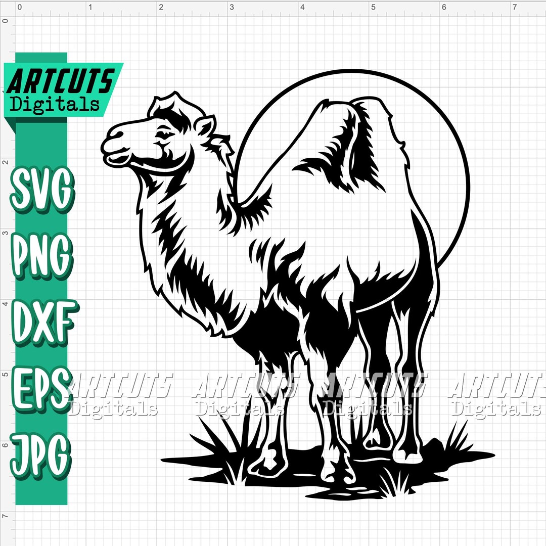 Camel Svg, Desert Animal Clipart, Hump Animal Stencil, Llama Cutfile ...