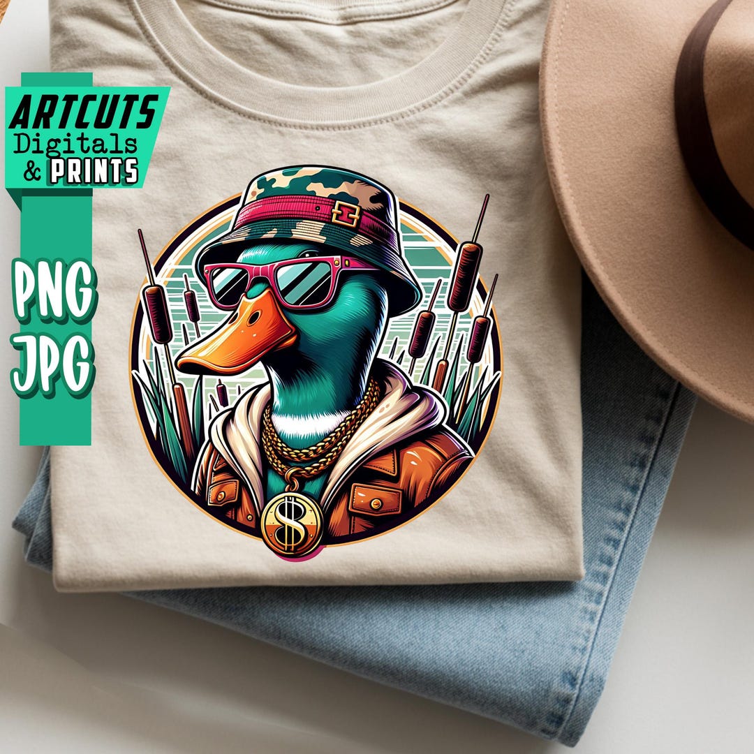 Duck Png, Duck Swag Png, Gangster Animal Jpeg, Hippie Duck Jpg, Hipster ...