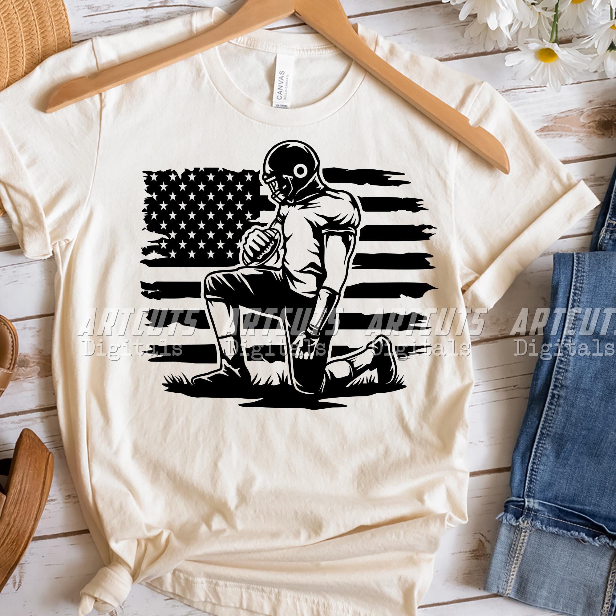 Football Svg, Football Player Clipart, American Football Team Cutfile ...