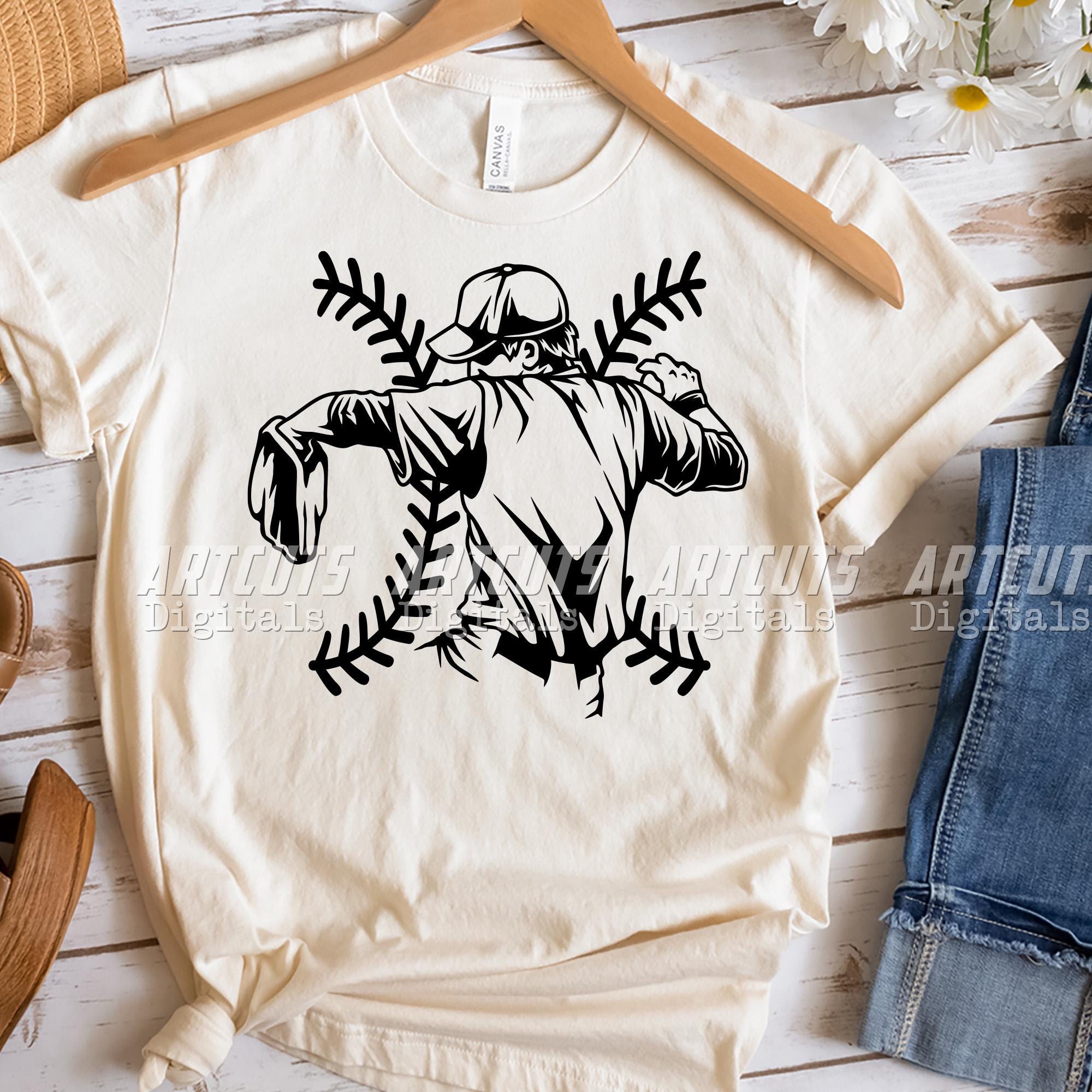 Baseball Svg, Baseball Player Clipart, Baseman Dad Cutfile, Pitcher ...