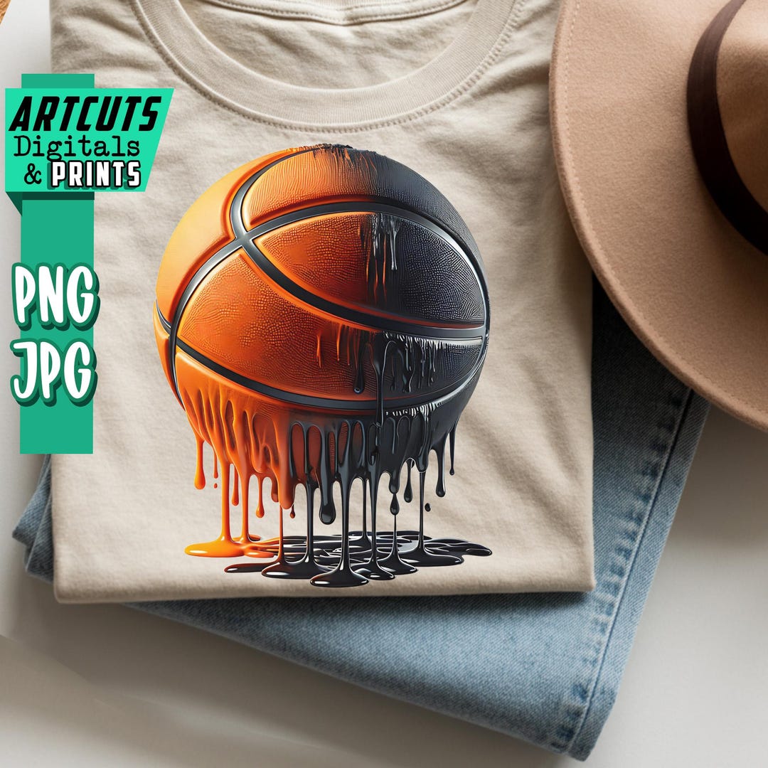 Basketball Png, Dripping Ball Png, Ball Life Shirt Png, Sports Drip ...