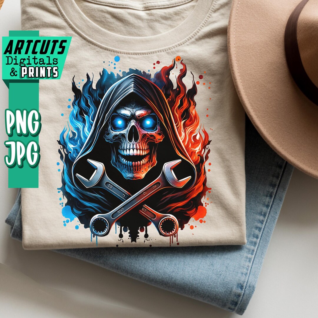 Mechanic Png, Grim Reaper Png, Mechanical Tools Png, Watercolor Jpeg ...