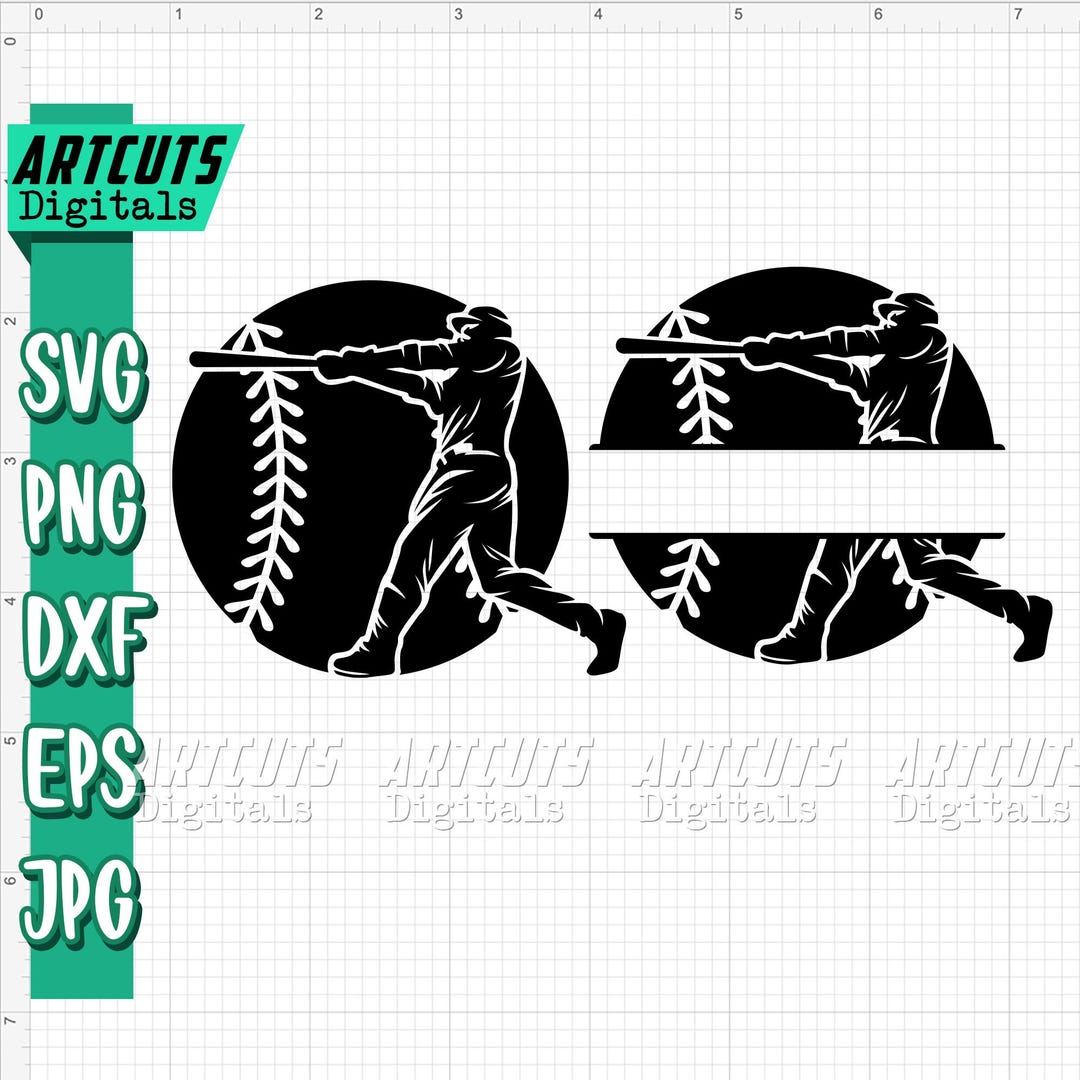 Baseball Svg | Baseball Player | Pitcher Cutfile | Catcher Dxf ...