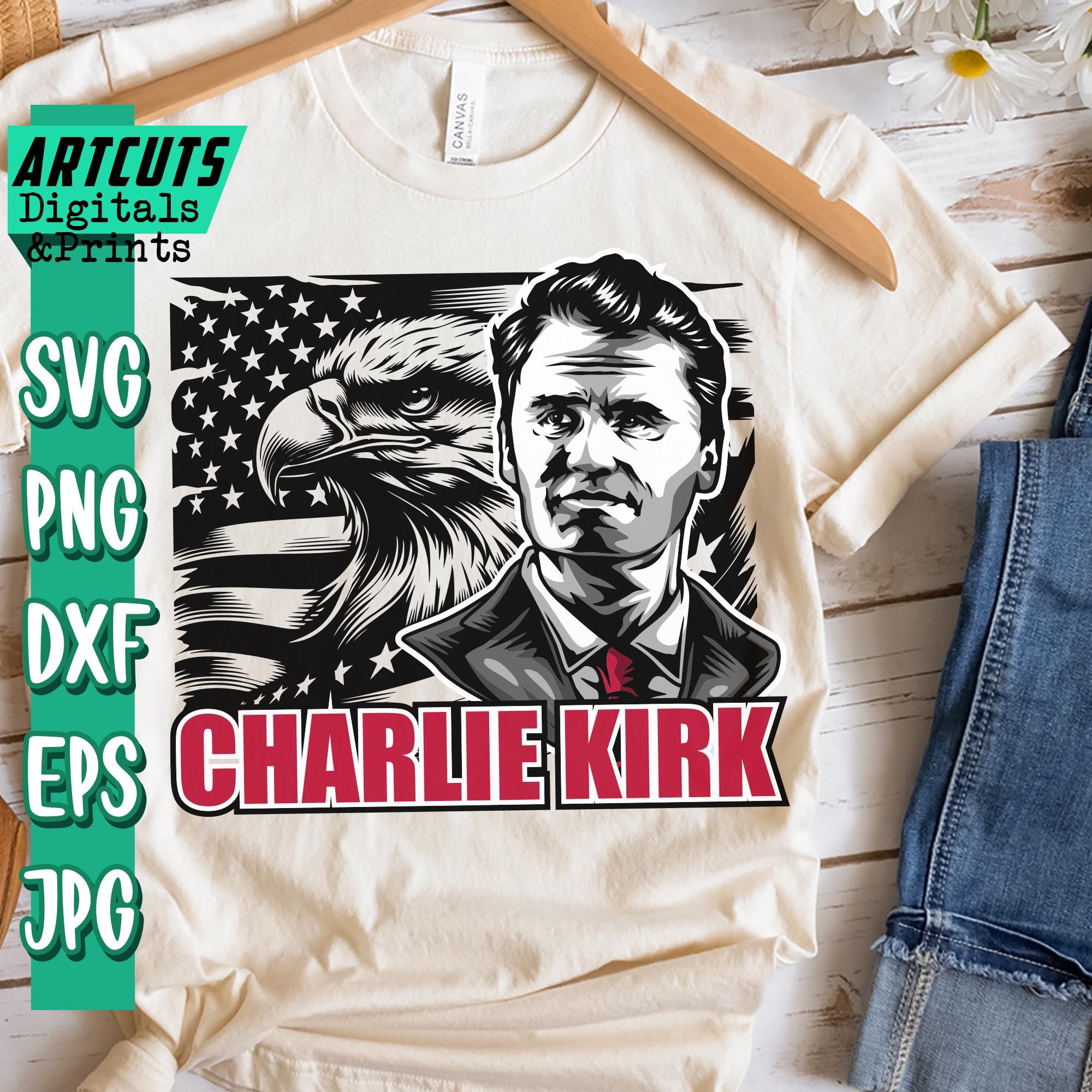 Charlie Kirk Svg, True Patriot Svg, Freedom Svg, Patriotic Activist Svg ...