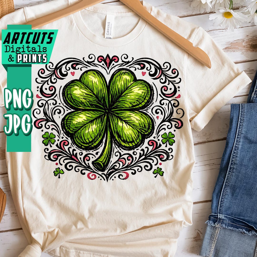 St Patrick's Day Png, Preppy St Patrick Png, Shamrock Png, Patty's Day ...