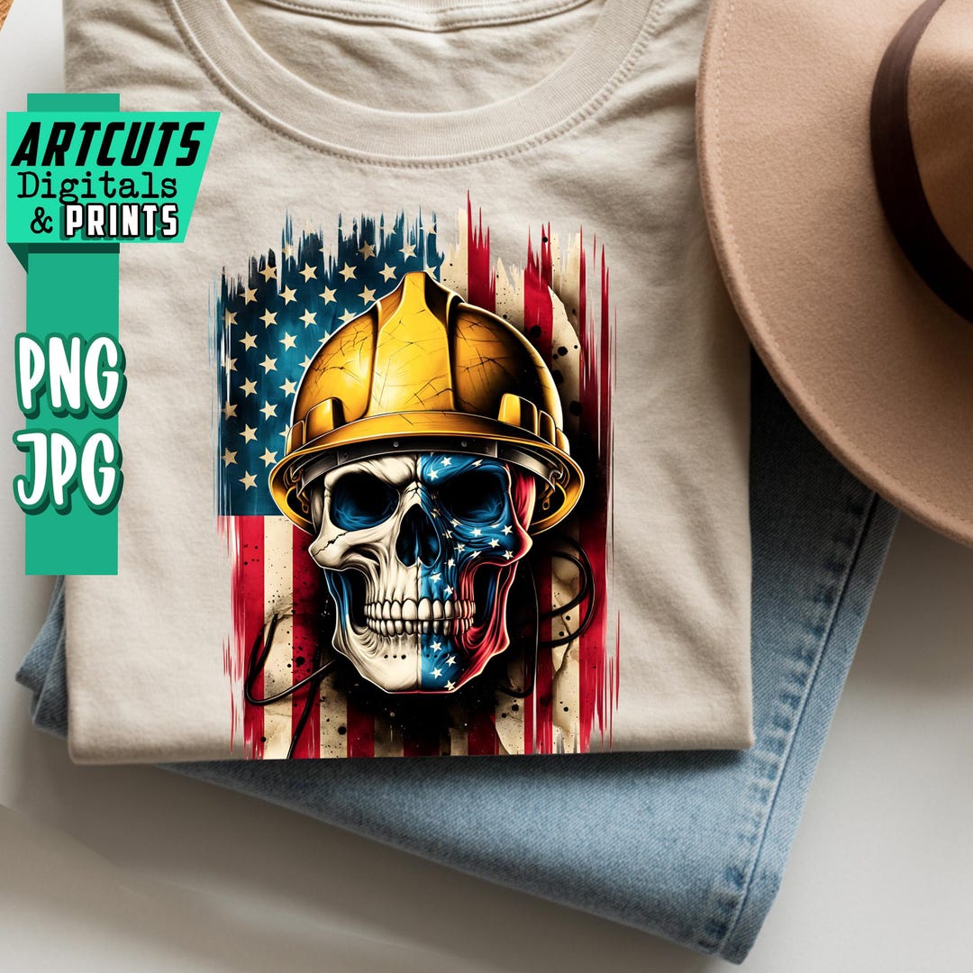 Skull Png, Construction Skull Png, Hard Hat Png, Contractor Png, US ...