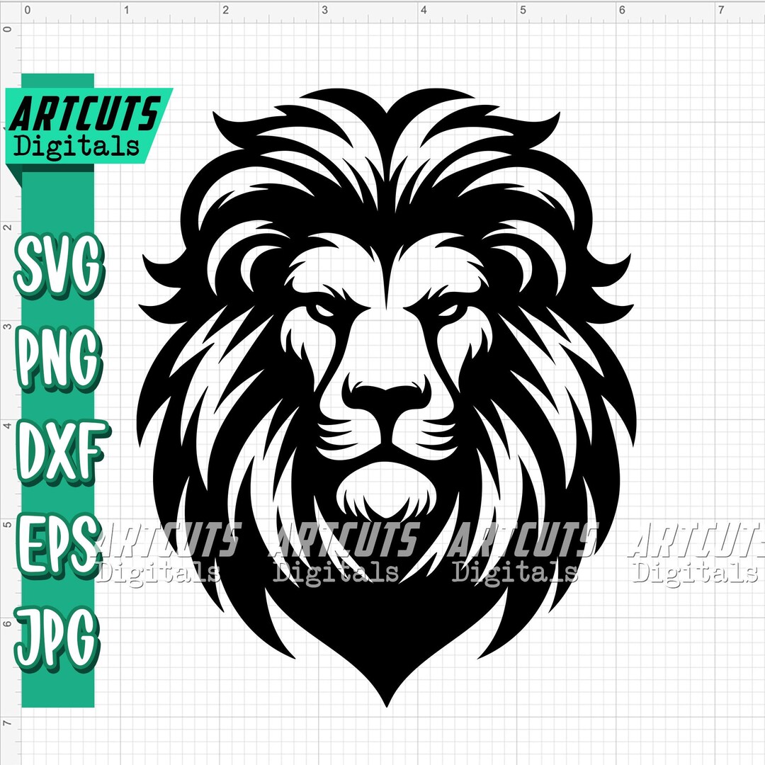 Lion Svg | Wild Animal Clipart | Wild Life Dxf | Zoo Crew | Safari ...
