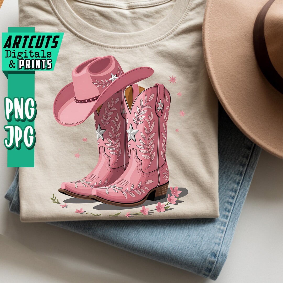 Cowboy png, Bottes de cowboy roses png, Cowgirl Mom jpeg, Chapeau de ...
