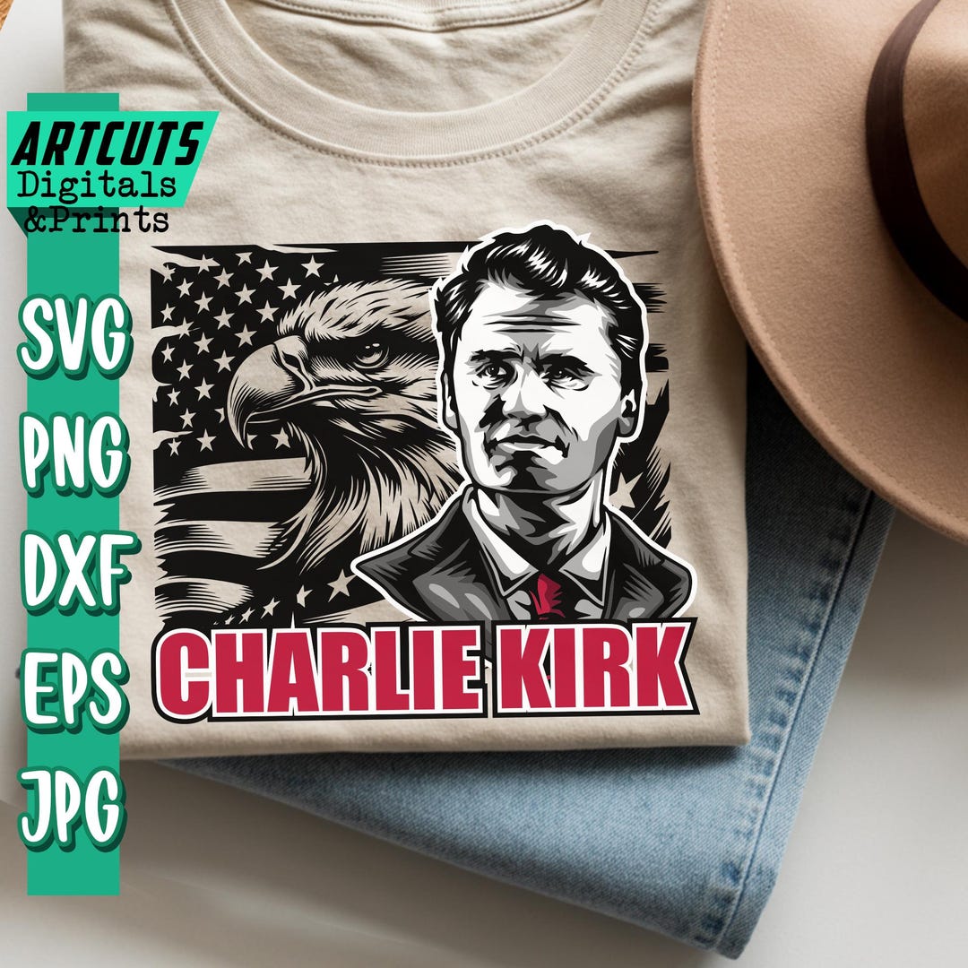 Charlie Kirk Svg, True Patriot Svg, Freedom Svg, Patriotic Activist Svg ...