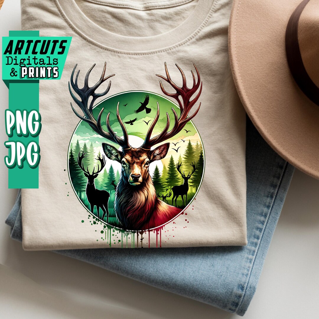 Deer Png, Deer Scene Png, Deer Hunting Png, Hunter Dad Png, Elk Deer ...