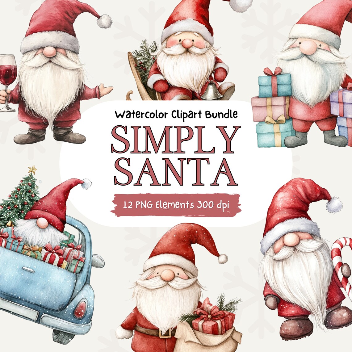 Santa Clause Clipart, Santa PNG, Father Christmas PNG, Christmas ...