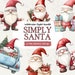 Santa Clause Clipart, Santa PNG, Father Christmas PNG, Christmas ...