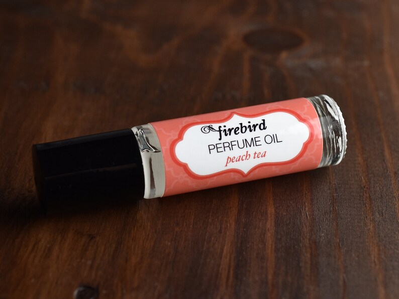 Peach Tea Perfume - Fuzzy Peach, Iced Tea, Honeysuckle - Etsy
