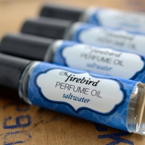 Saltwater Perfume Oil, Ocean Water, Salt Air, Driftwood, Roll on ...
