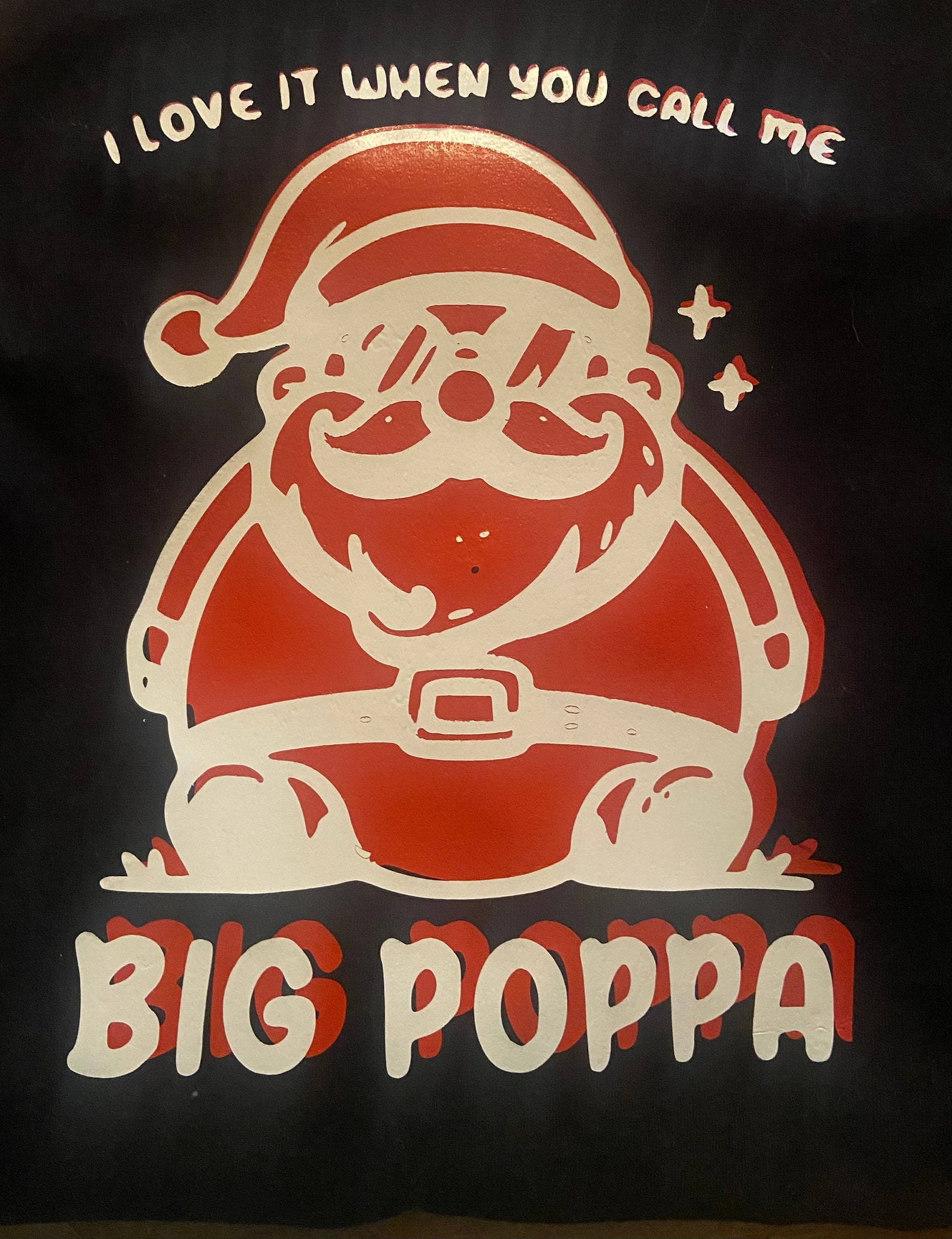 I Love It When You Call Me Big Poppa Santa Christmas 3XL T-shirt - Etsy