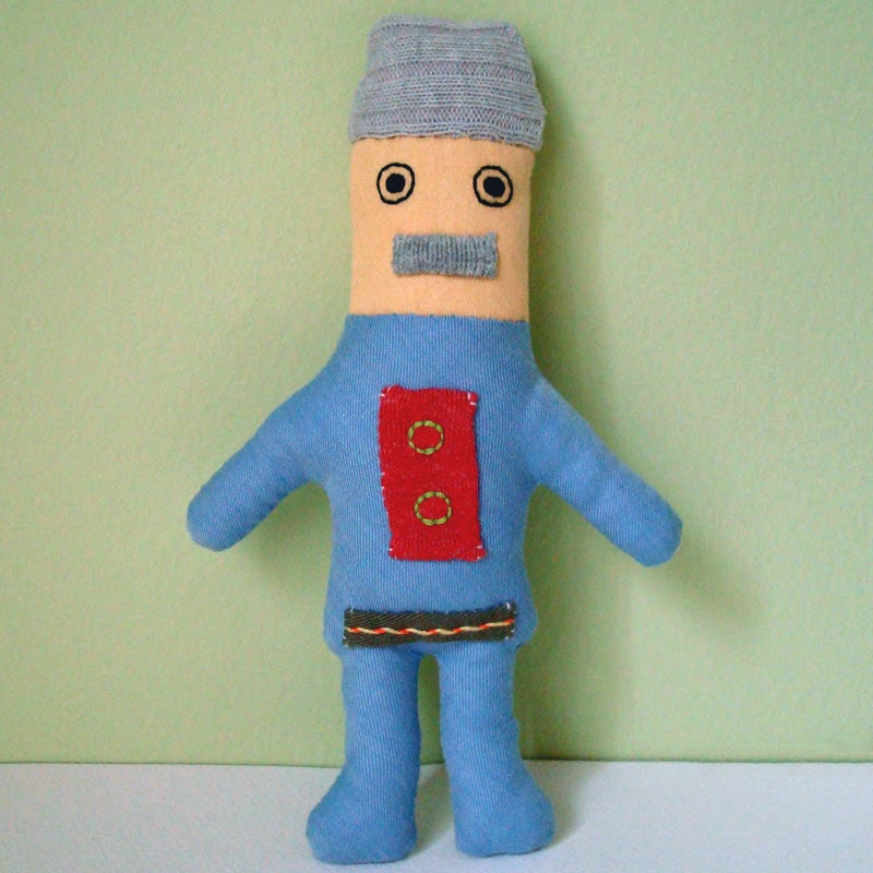 Calculate Stuffed Robot - Etsy