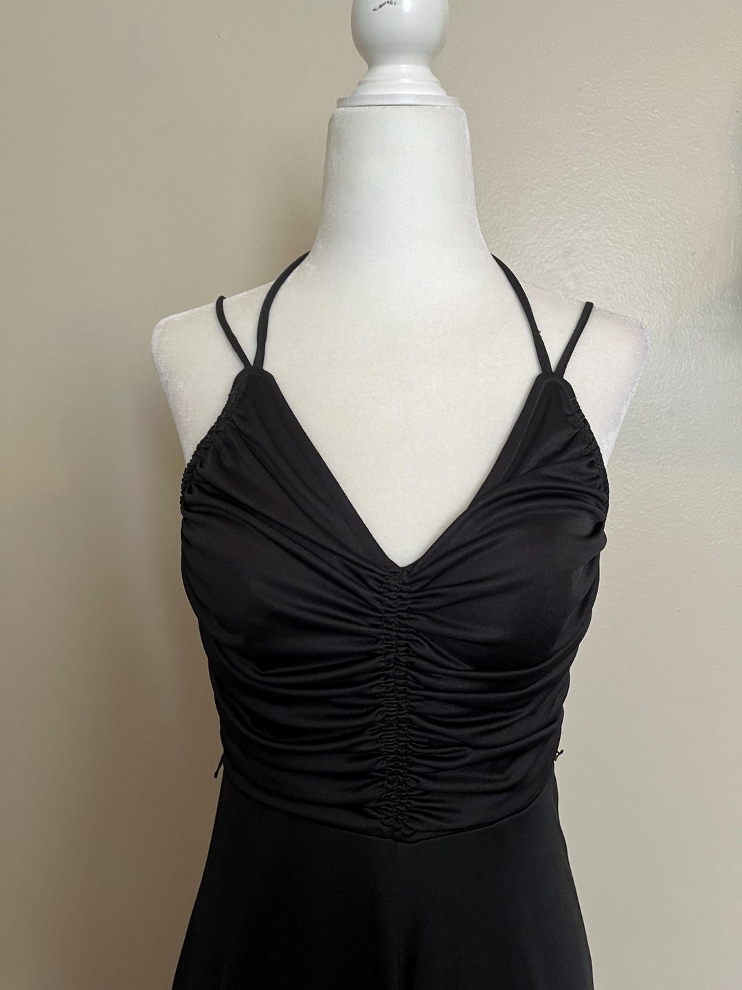 70s Vintage Coffin Pleat Disco Dress - Etsy