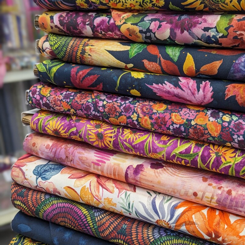 Floribunda Fabric - Etsy UK