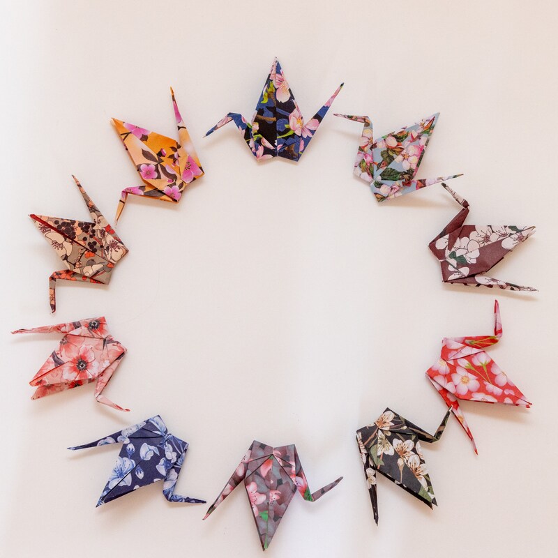 Origami Cranes Table Decor - Etsy UK
