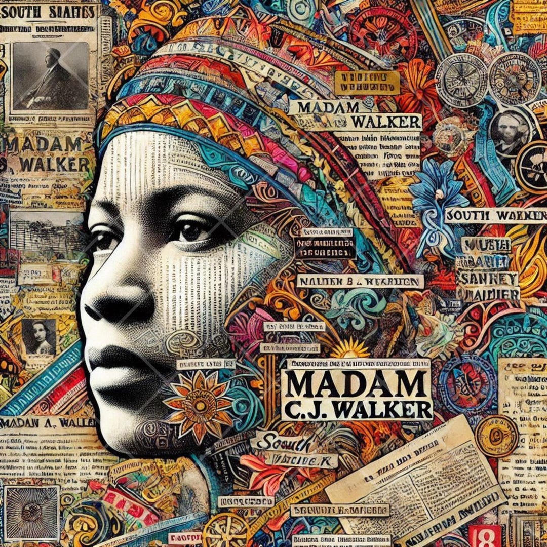 Madam C.J. Walker - Side View - Etsy