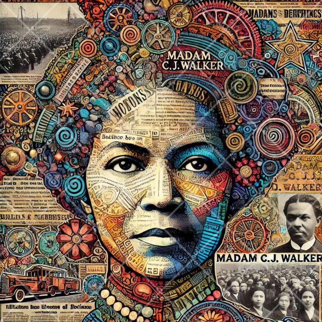 Madam CJ Walker - Front View - Etsy