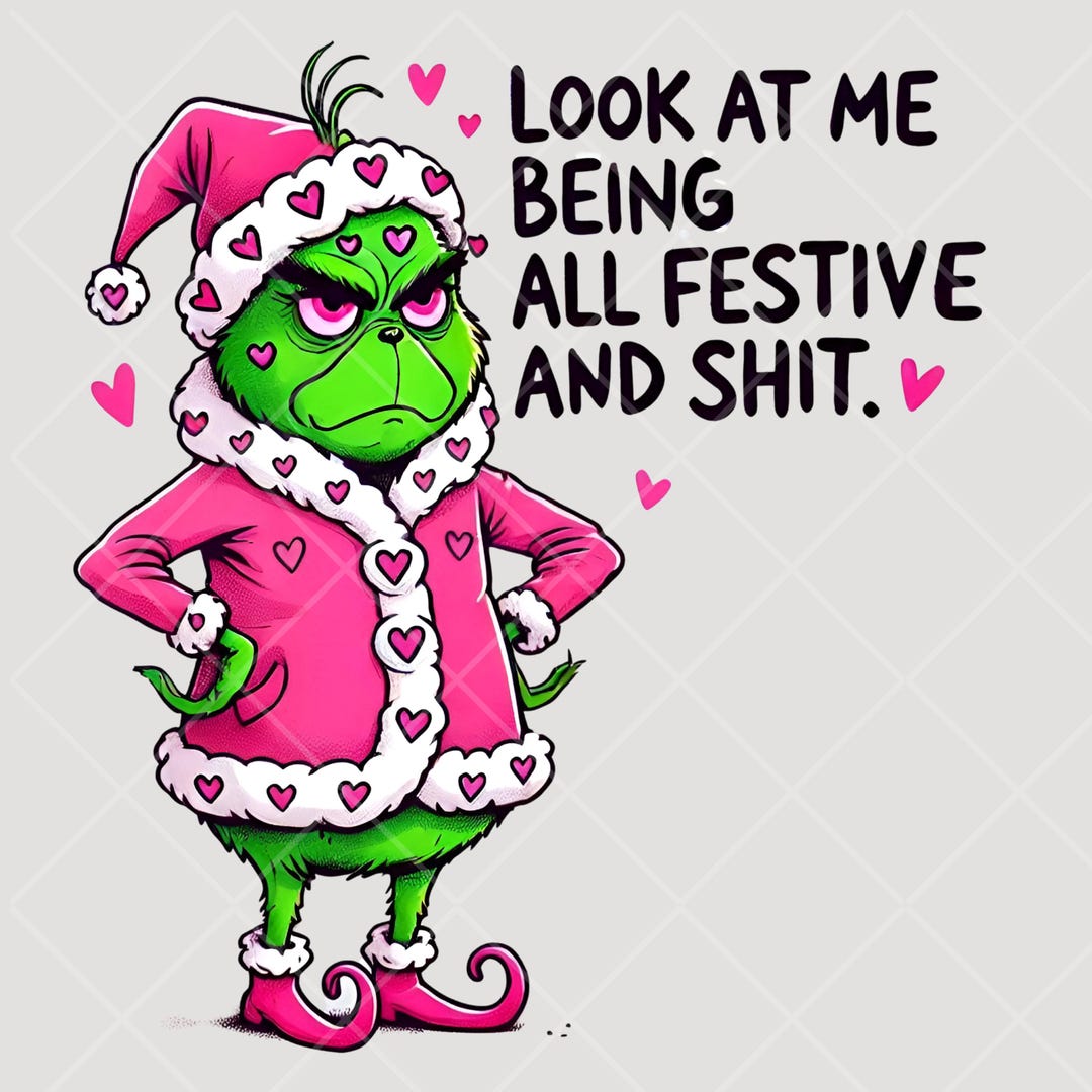 Valentine Grinch PNG JPG: High-resolution Clipart (digital Download) - Etsy