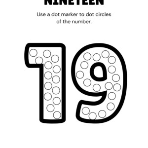 Number Tracing Worksheets, Preschool Handwriting Practice (digital ...