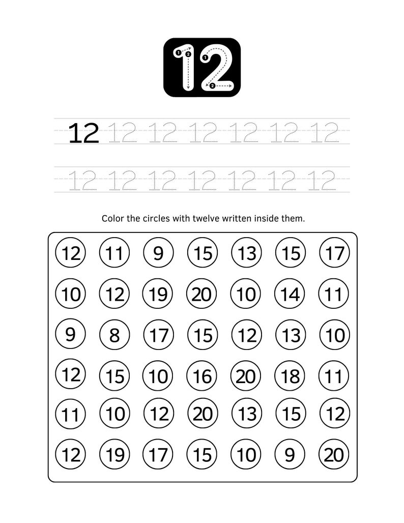 Number Tracing Worksheets, Traceable Numbers, Preschool Worksheets ...