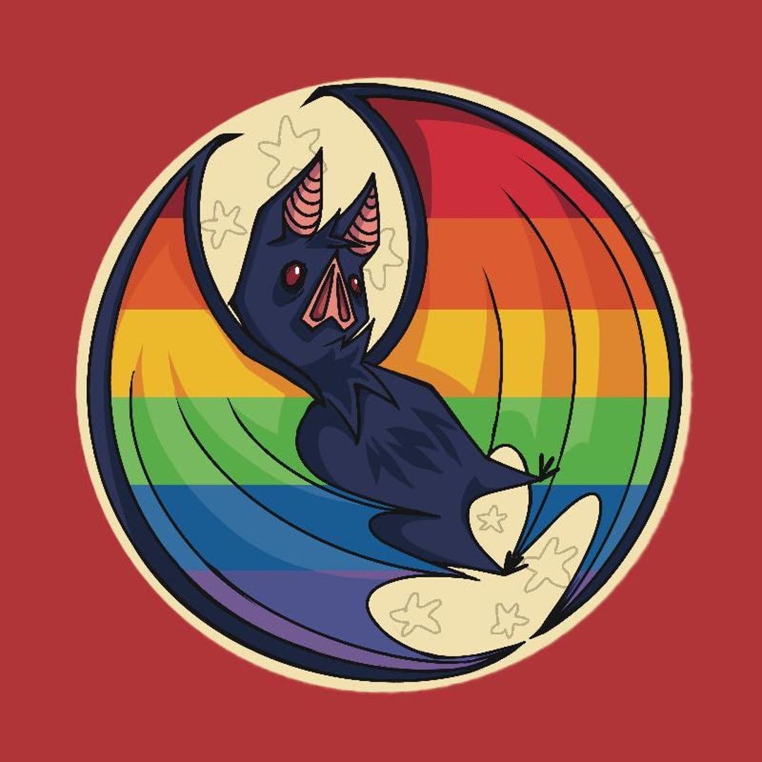 Pride 2024 Bat Pins: Celebrate LGBTQ Pride Month With Unique Goth ...