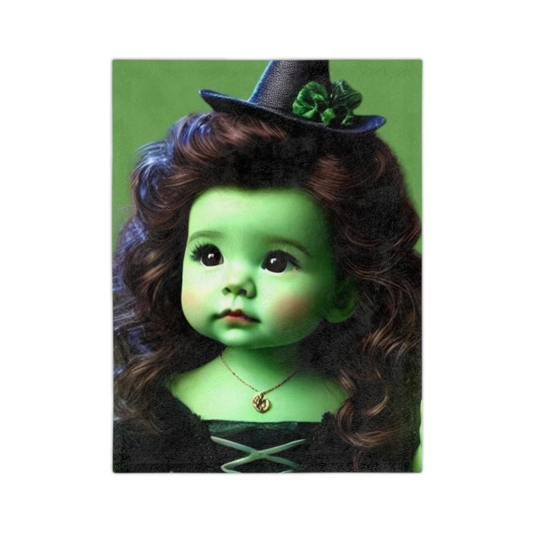 Wicked Blanket Baby Elphaba AKA Wicked Witch of the West Blanket Little ...