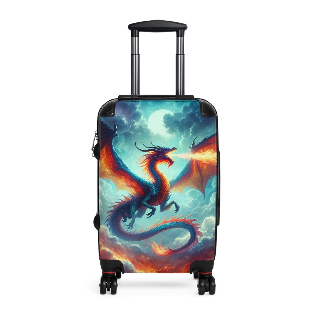 Dragon Suitcase, Fantasy Fire Breathing Dragon Suitcase, Unique Travel ...