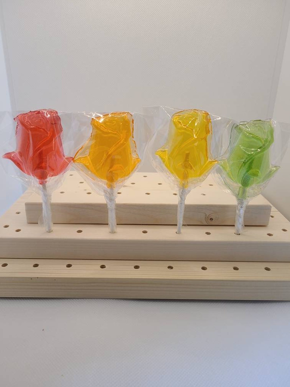 Rose Gourmet Lollipops 22 Count - Etsy