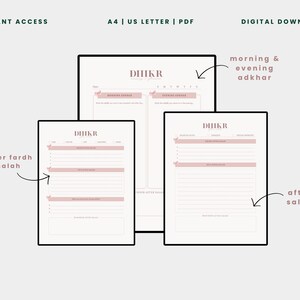 Dhikr Planner for Muslim Women | Islamic Journal and Ramadan Planner ...