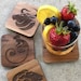 African Adinkra Nsaa Symbol Wood Coasters - Size: 4” X 4” X 1/4” Inches ...