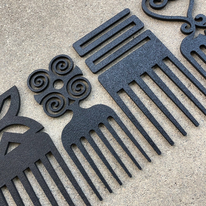 Afro Pick Art - Etsy