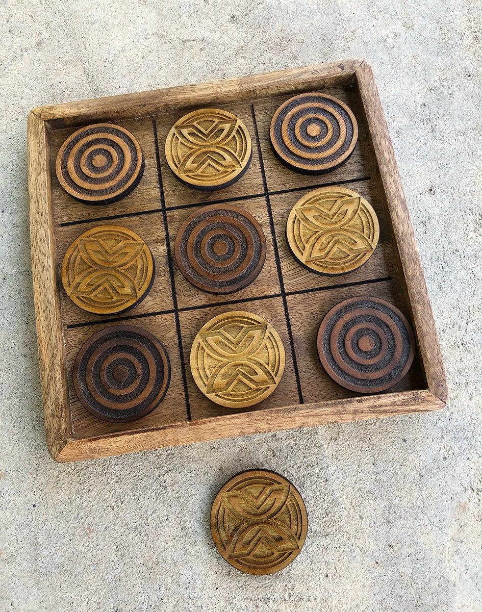 Tic Tac Toe Game With Adinkra Symbols - Acadia Wood: Fawohodie, a ...