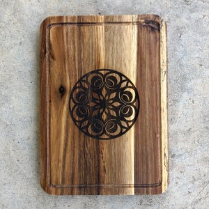 Plater/server/tray - Acadia Wood - Wheat Design Created to Represent ...
