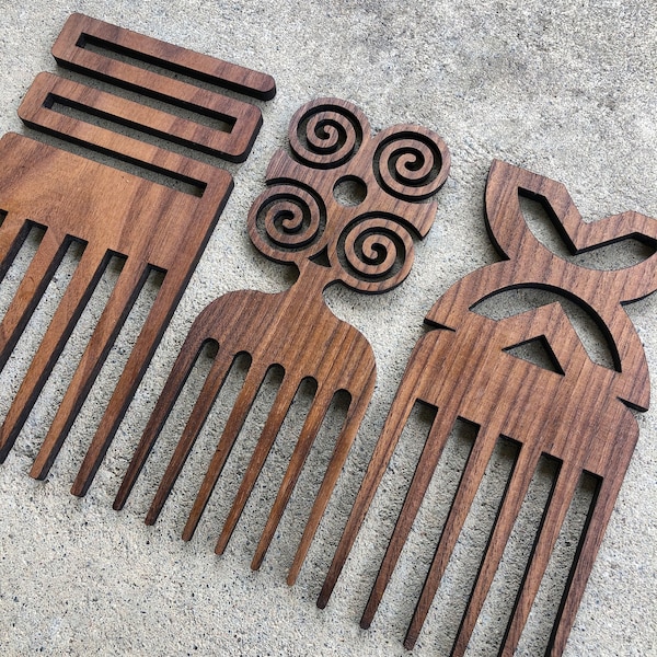 Afro Hair Pick - Etsy