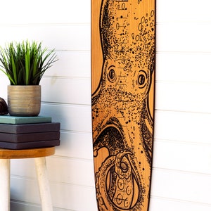 Octopus Wood Surfboard | Surfboard Growth Chart | Longboard | Octopus ...