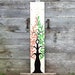 Height Chart for Twins / Siblings | Two Wooden Growth Charts for Boys ...