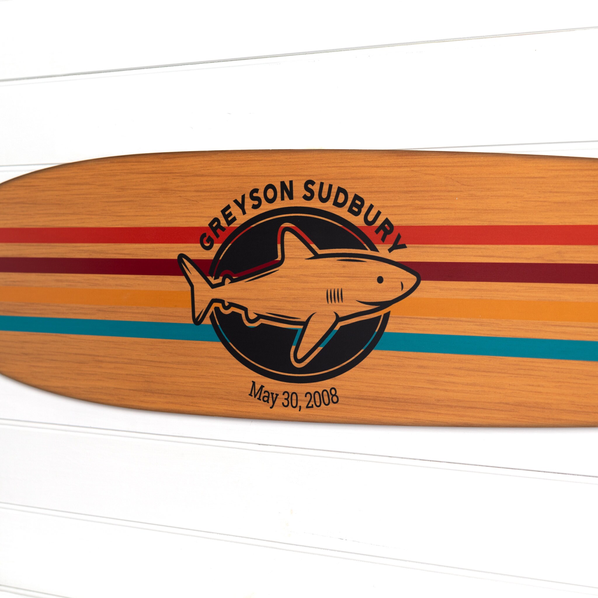 Personalized Shark Sea Turtle Surfboard for Kids Wooden | Etsy