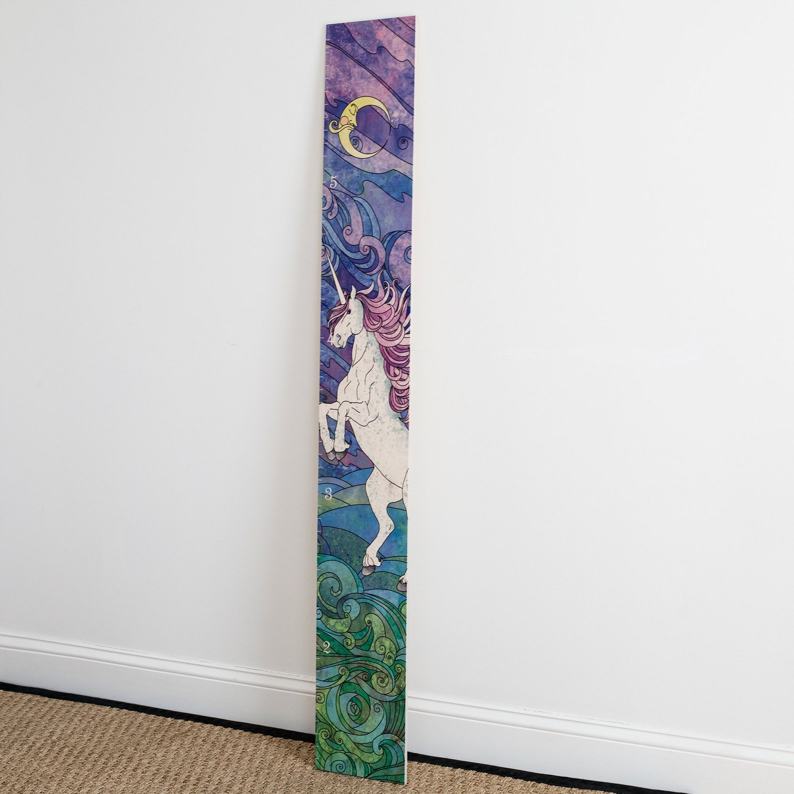 Fantasy Growth Chart, Wood Growth Chart, Height Chart, Baby Shower Gift ...