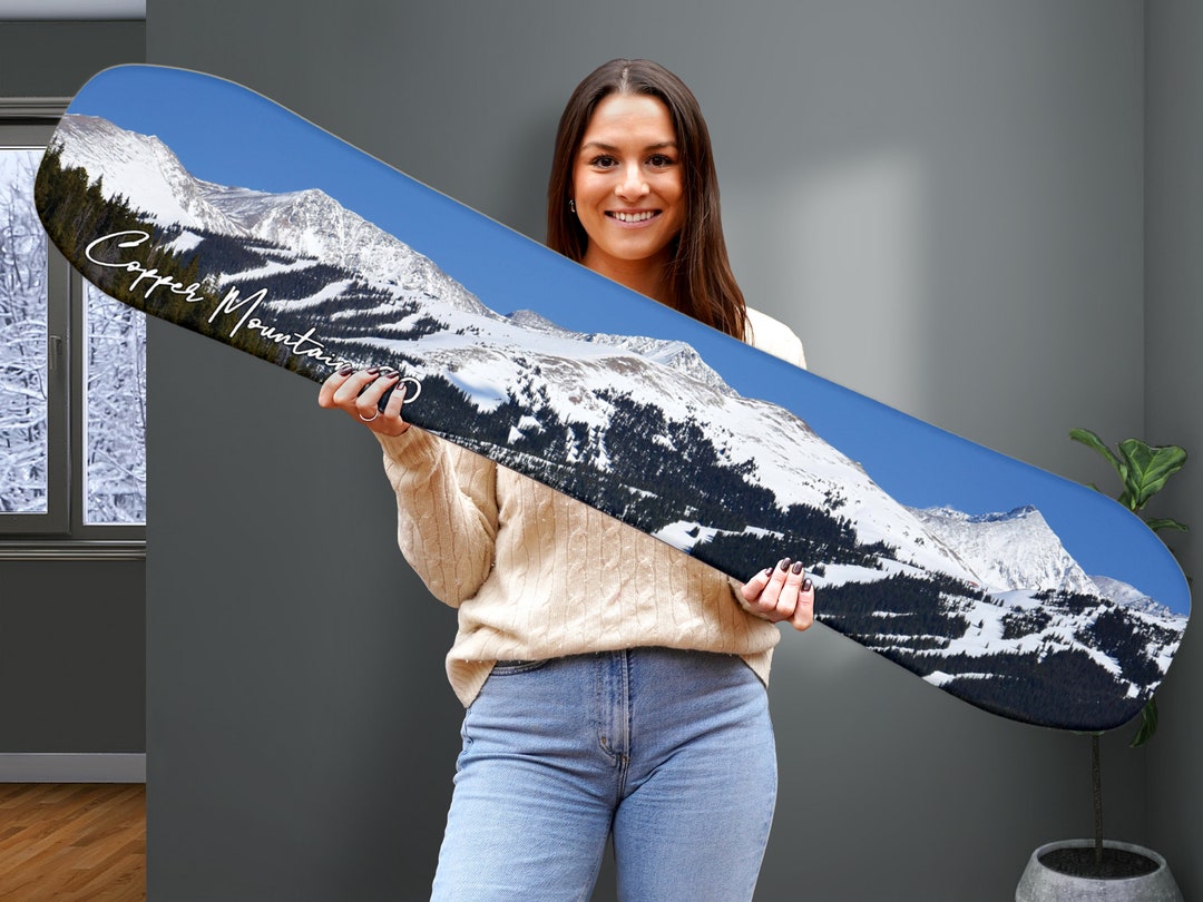 Copper Mountain Colorado Snowboard Print | Housewarming Gift ...
