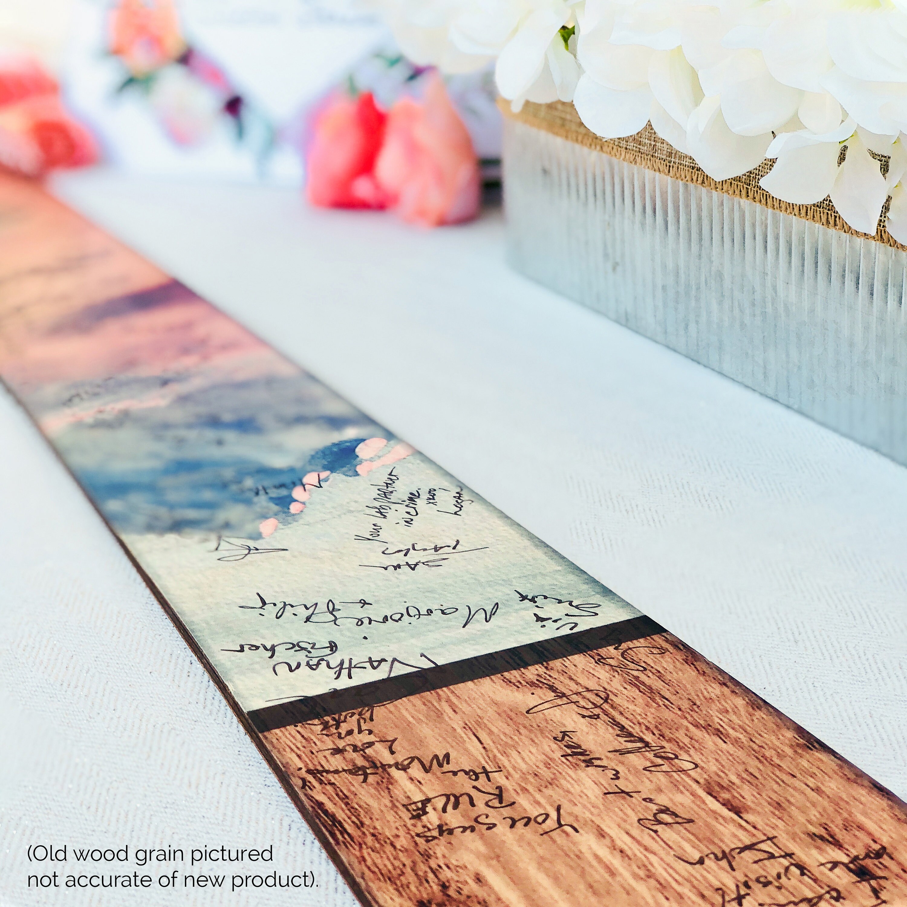 PERSONALIZED Ski Wedding Guest Book Alternative / Wedding Guest Book ...