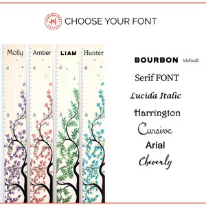 Height Chart for Twins / Siblings | Two Wooden Growth Charts for Boys ...