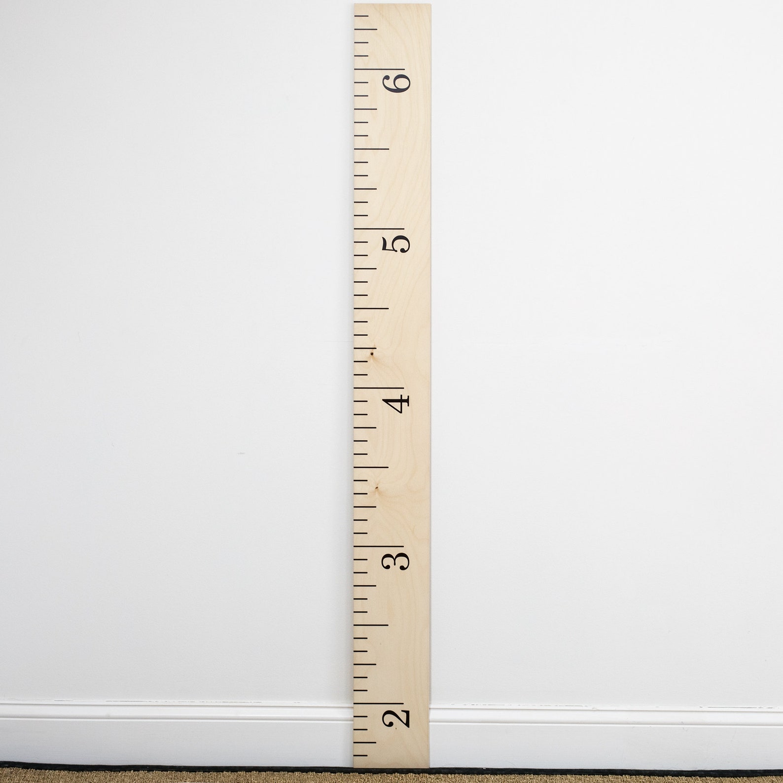 Simple Wood Ruler Growth Chart / Wood Height Chart / Nursery / Baby ...