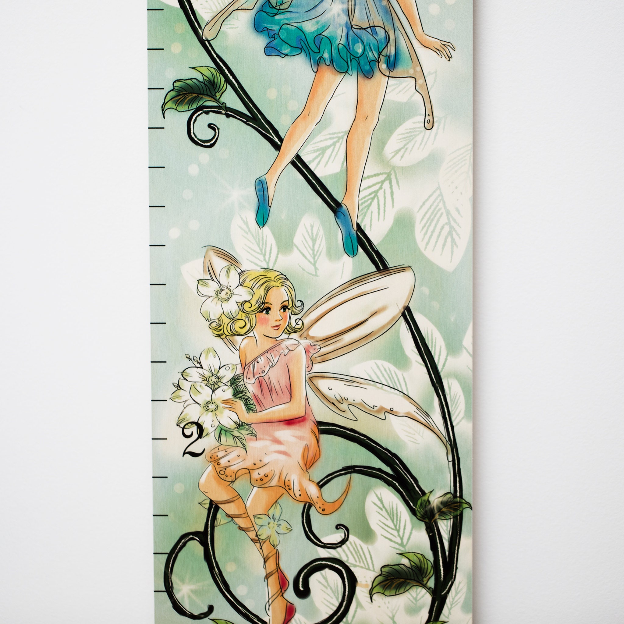 Fairy Growth Chart Wooden Growth Chart Wood Height Chart | Etsy