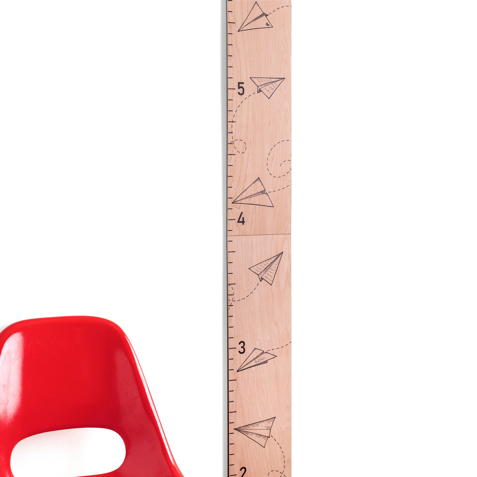 Paper Airplanes Height Chart | Boys Plane Room Decor | Little Pilot ...