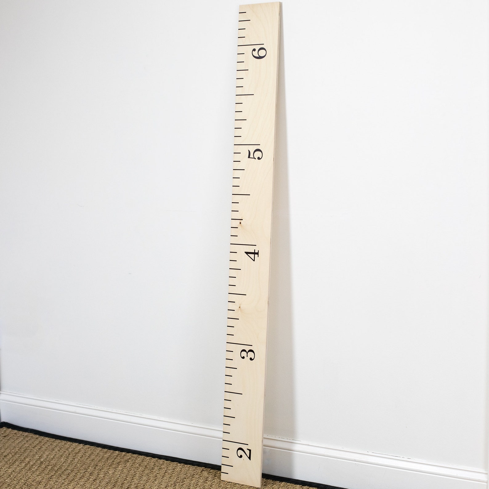 Simple Wood Ruler Growth Chart / Wood Height Chart / Nursery / Baby ...