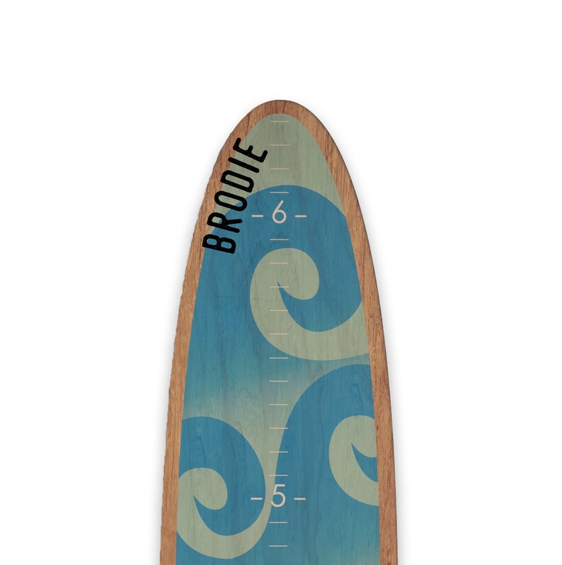 Classic Wave Longboard Classic Surfboard Growth Chart - Etsy